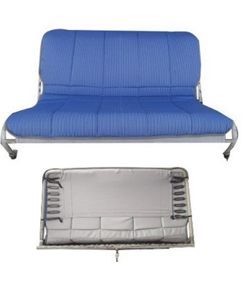garniture banquette arrière enac bleu 2cv citroen